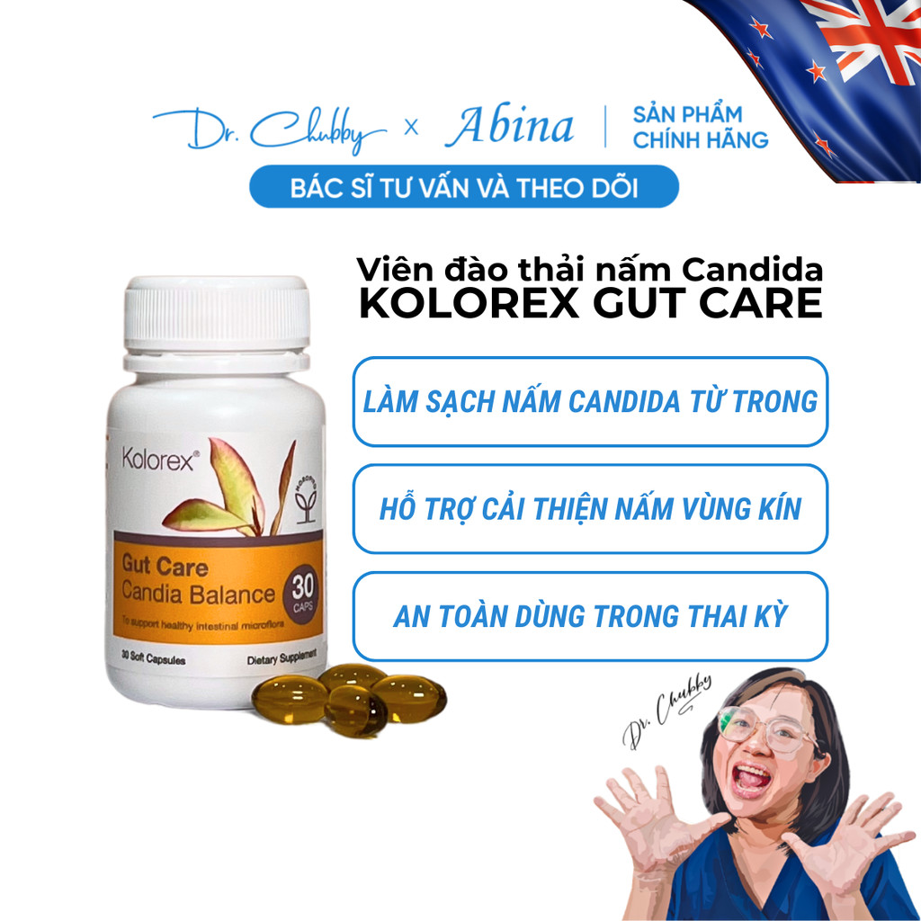 Kolorex Gut Care Candida Balance Dr Chubby Intimate Fungus Elimination Pills | Shopee Malaysia