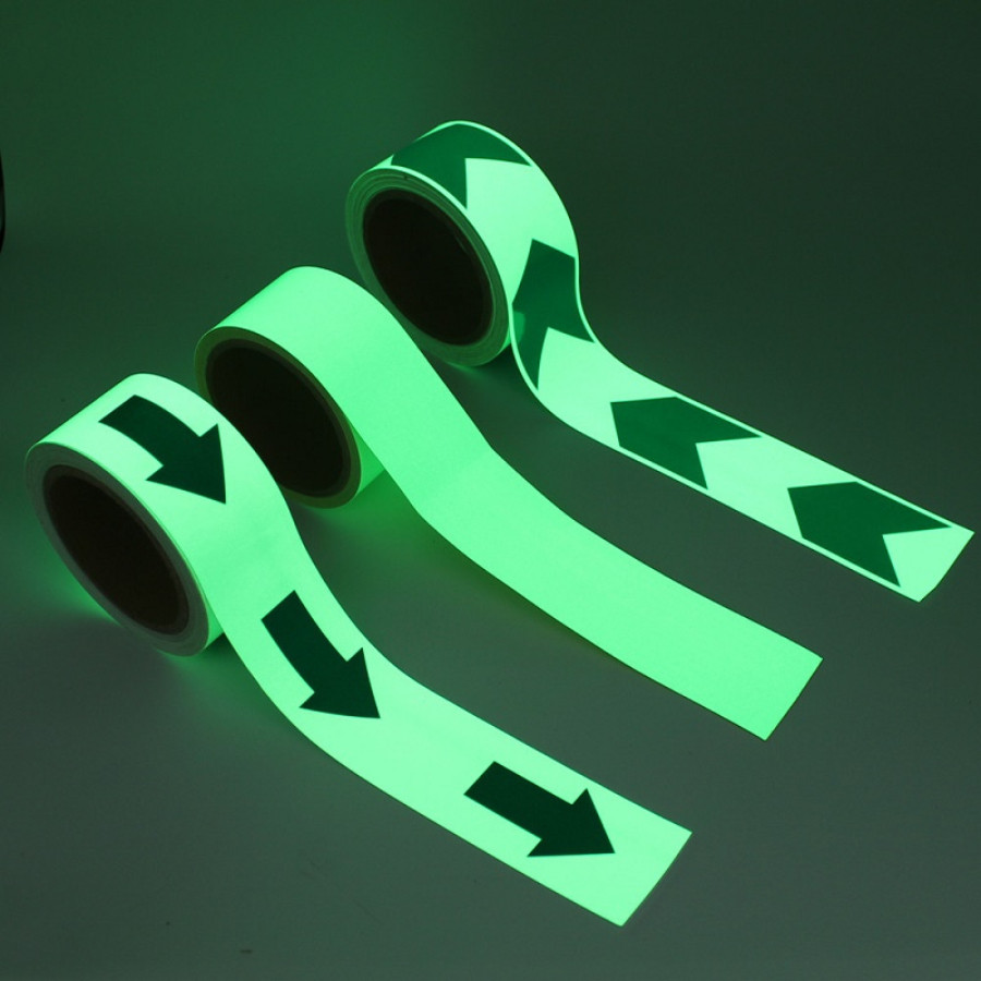 Road Traffic Guidepost Sign Storage Light Luminescent Film Glowing In ...