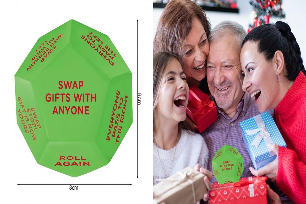 Group Gift Exchange Game Santa Swap Dice Game Christmas Party Gift ...