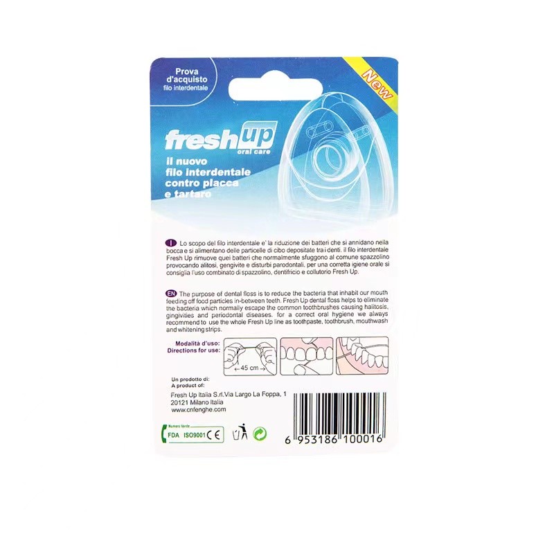 【in stock】Triangular household dental floss thin high tension flat line ...