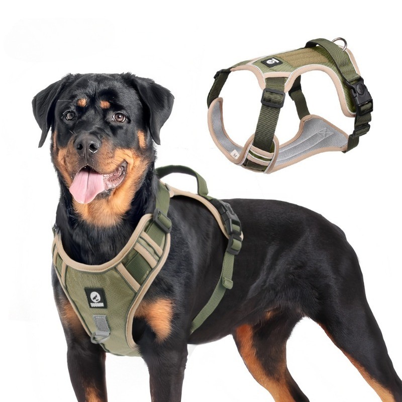 Pet Leash Explosion-Proof Punch Big Dog Chest Strap Reflective Large ...