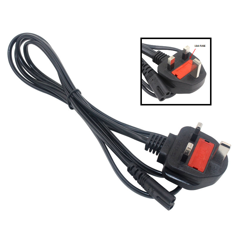 3 PIN 1.5M 700W 2500W UK 2 Figure 8 13A Fuse Desktop PC LCD Monitor ...