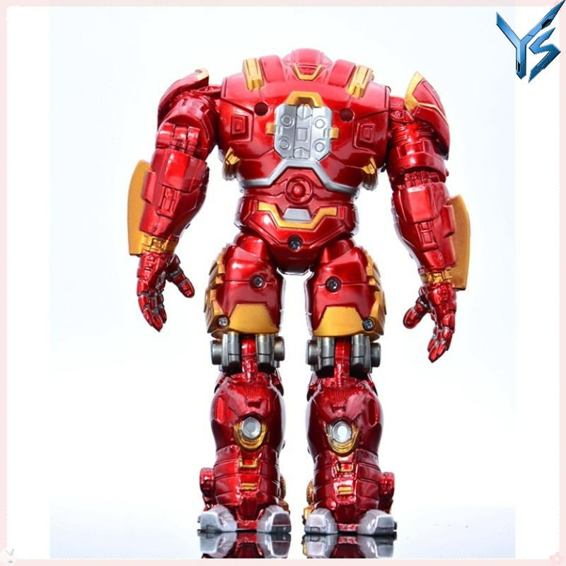 Avengers Iron Man Hulk Buster Armor Joints Movable Mark With LED Light ...