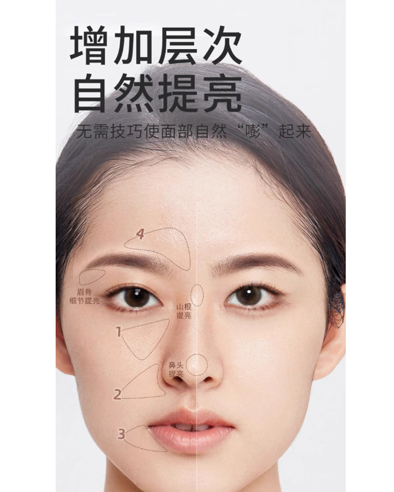 Angled Highlight Brush Face Contour Foundation Concealer Brush Triangle ...