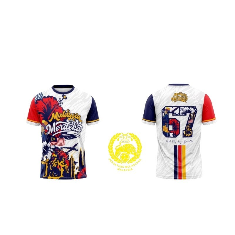 MERDEKA !! Baju Merdeka Corak New Stock Yang Ke 67 Tahun 2024 Jersey ...