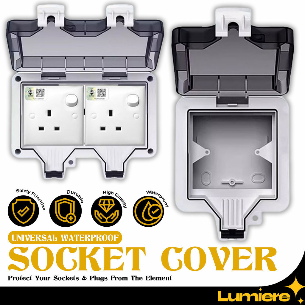 Waterproof Outdoor Switch Socket Cover Waterproof Cover Plug Socket ...