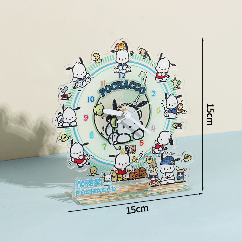 Acrylic Pendulum Clock Crayon Shin Chan Clock Fashion Cartoon Desktop ...