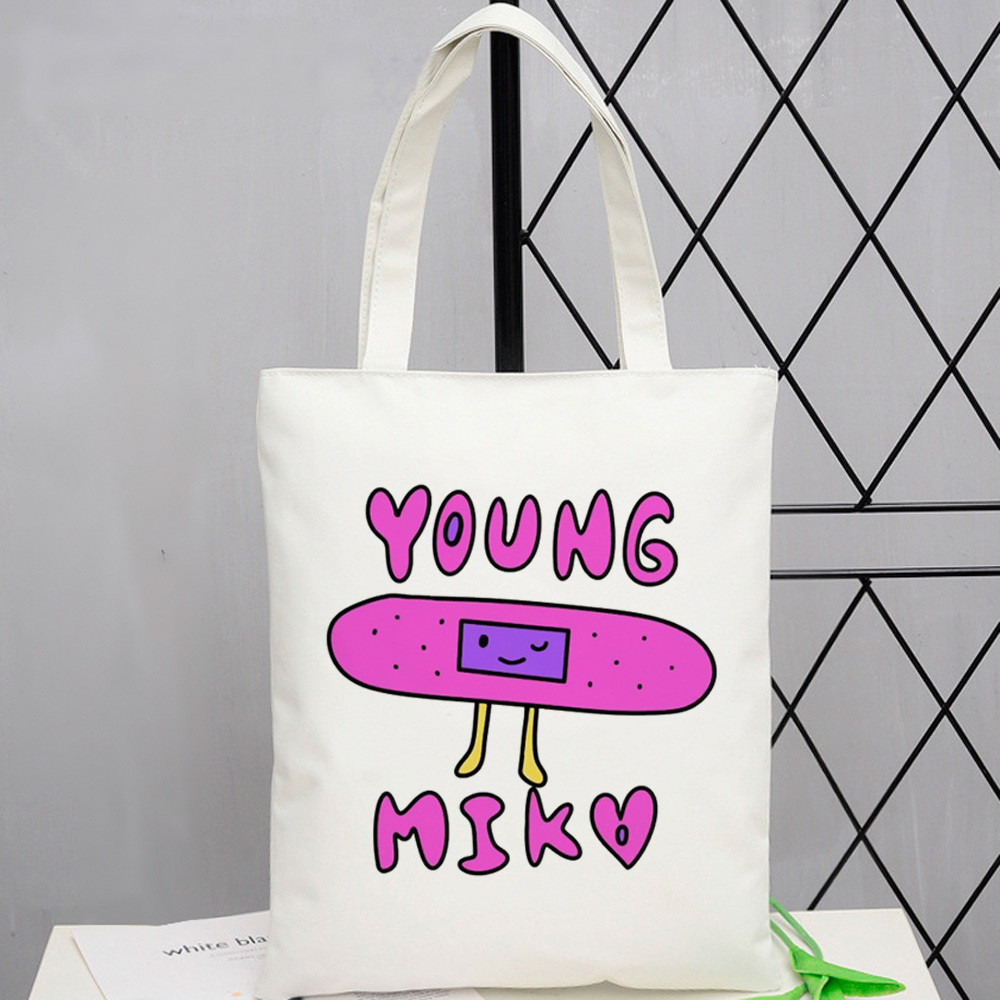 Young Miko shopping bag handbag eco canvas shopper tote shopping bag ...