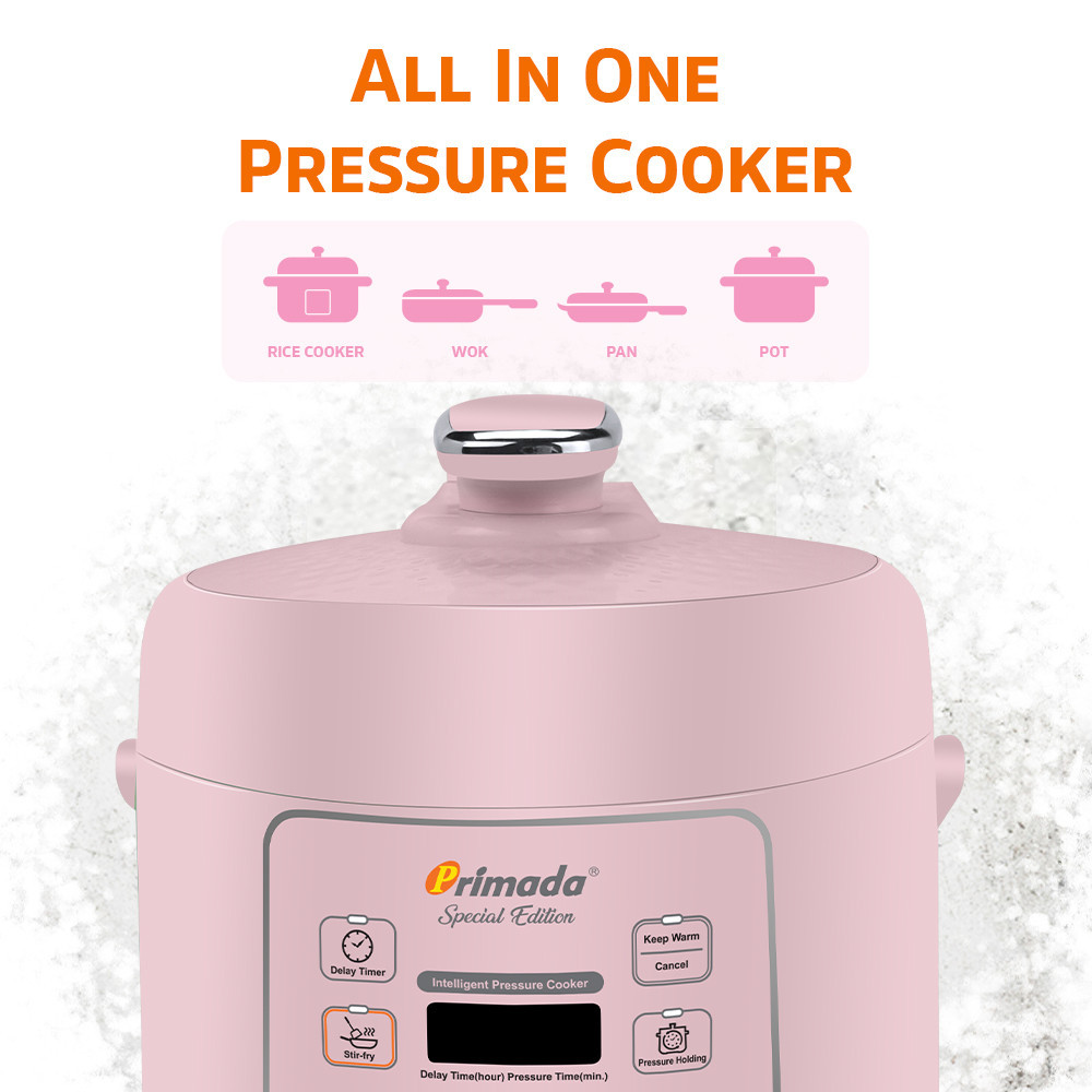 Primada Special Edition Intelligent Pressure Cooker MPC2550 Light Pink ...