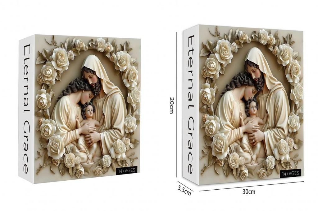 Nativity Jigsaw Puzzle Eternal Grace Jigsaw Puzzle 1000pcs Nativity ...