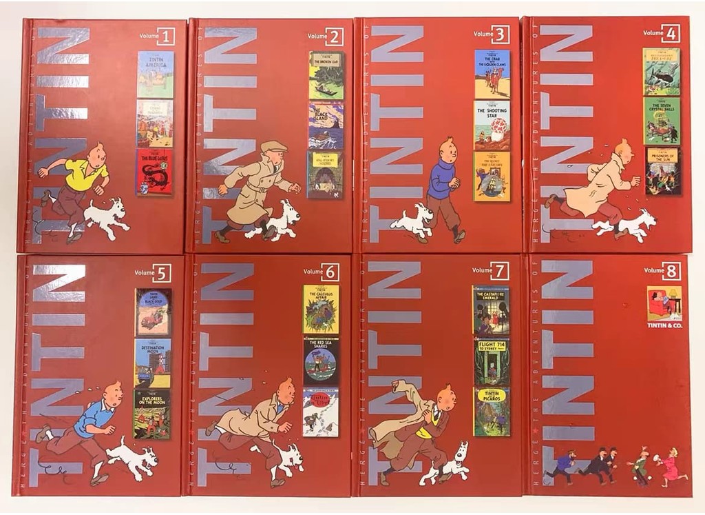 Loose Book TinTin Collection hardcover - The Adventure of TinTin (8 ...