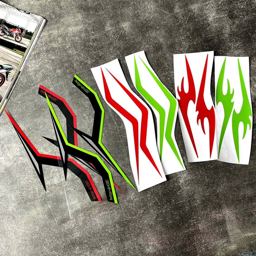 For Kawasaki ZX-4R ZX-4RR ZX4R ZX4RR Motorcycle Fairing Head Stickers ...
