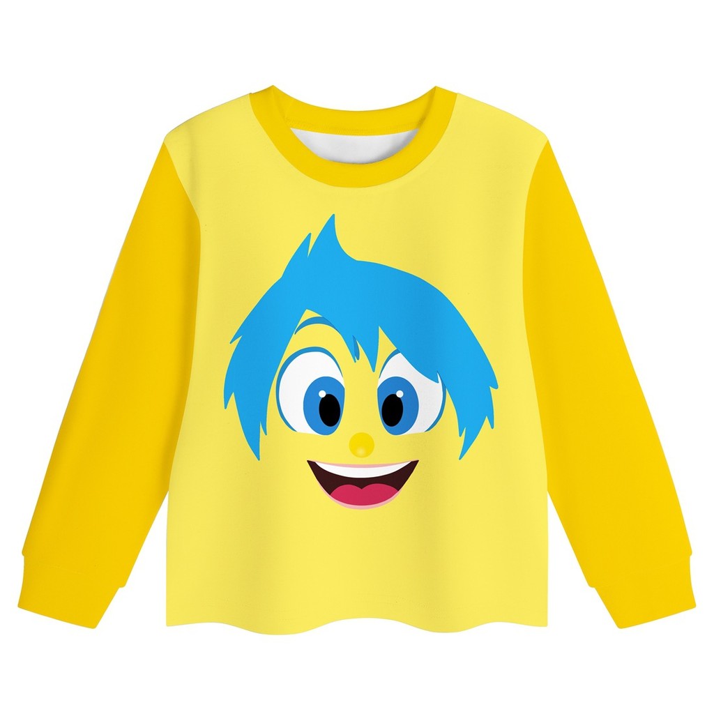 Inside Out 2 Children Long Sleeved Pajamas Cartoon Characters Cosplay ...