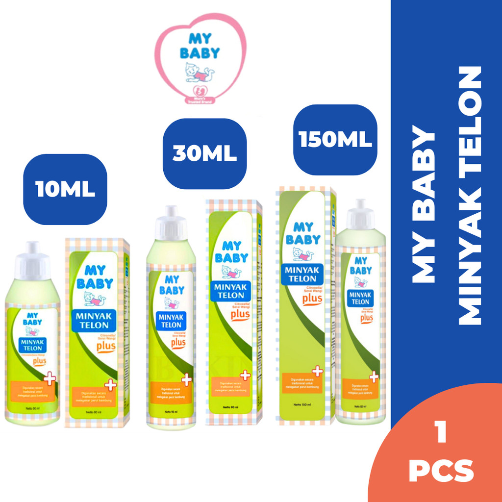MY BABY Telon Plus Citronella Baby Oil (60ML/ 90ML/150ML) | Shopee Malaysia