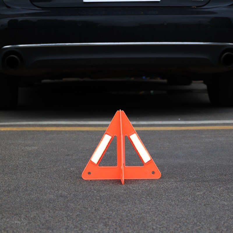 Automobile Triangle Warning Sign - Foldable Stop Sign Reflector - For ...