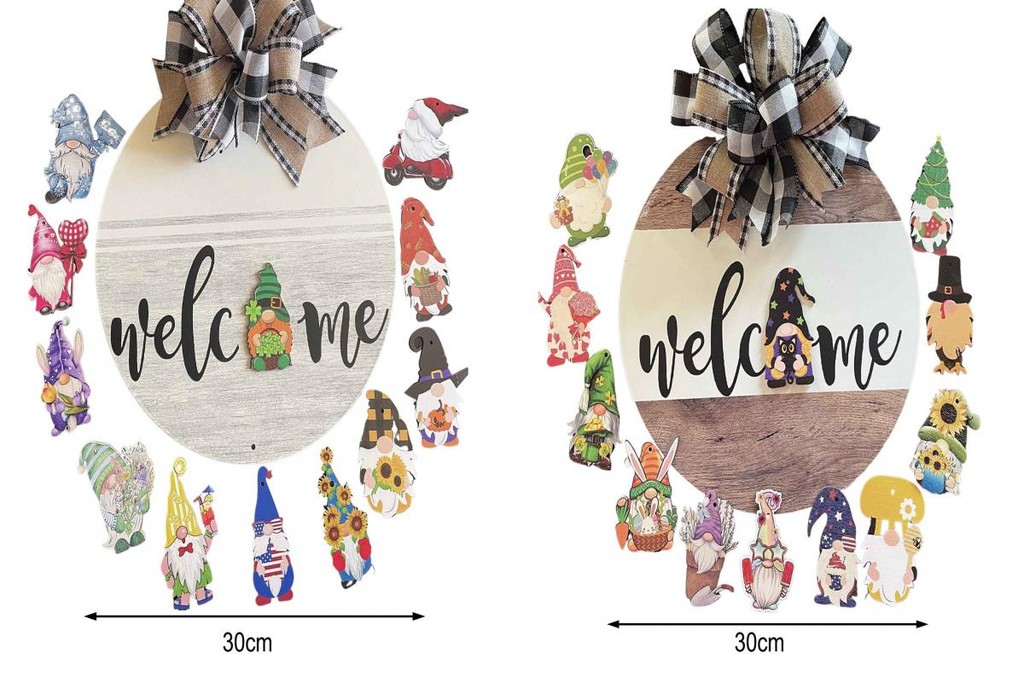 Sa Rustic Farmhouse Welcome Decor Halloween Front Porch Sign Rustic ...