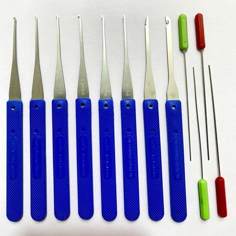 12-Piece Broken Key Extractor Set – Hook & Needle Tools for Removing Jammed or Snapped Keys ...