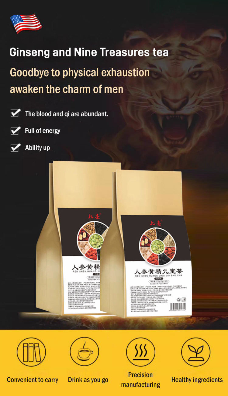 🔥Genuine🔥Teh Herba Lelaki Ginseng Polygonatum Goji untuk Kesihatan Buah Pinggang dan Hati/Men's ...