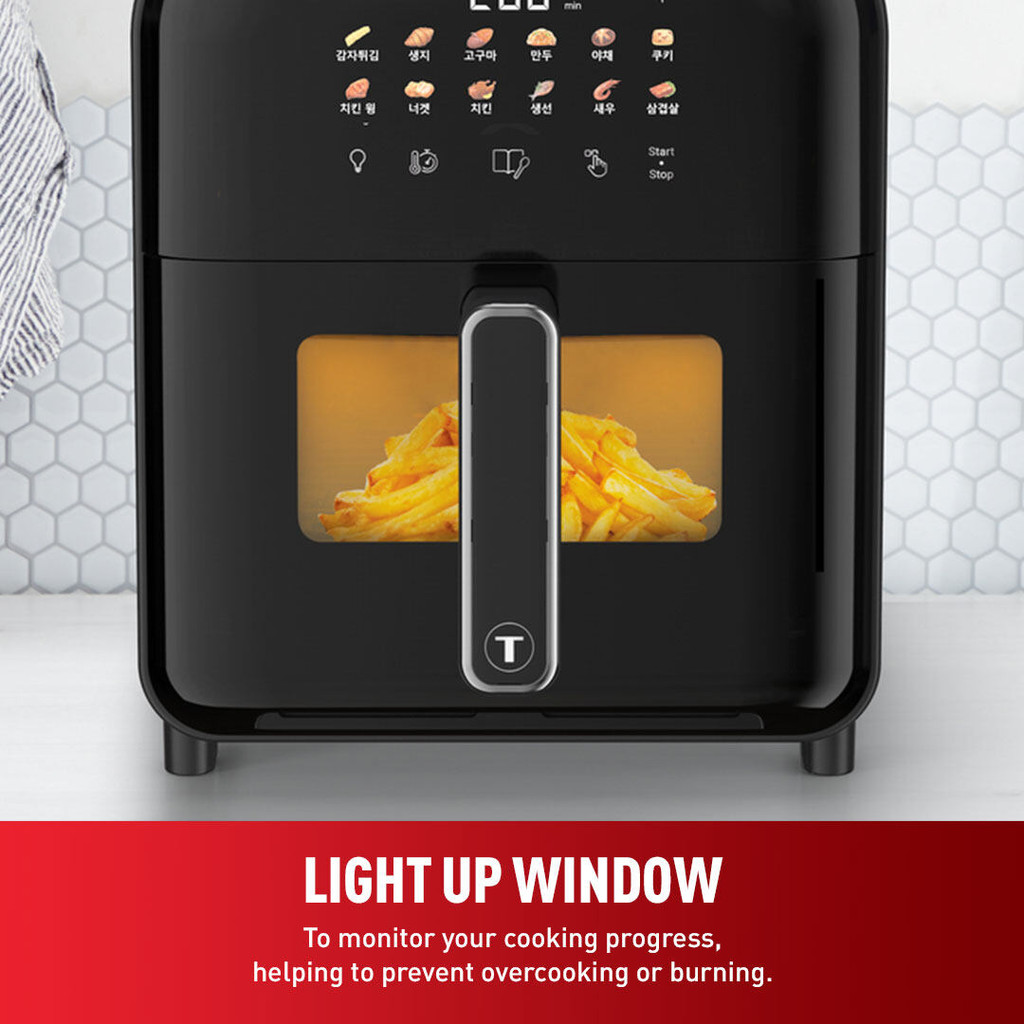 [NEW] Tefal 6L Digital Air Fryer Easy Fry Far Infrared Vision Window ...