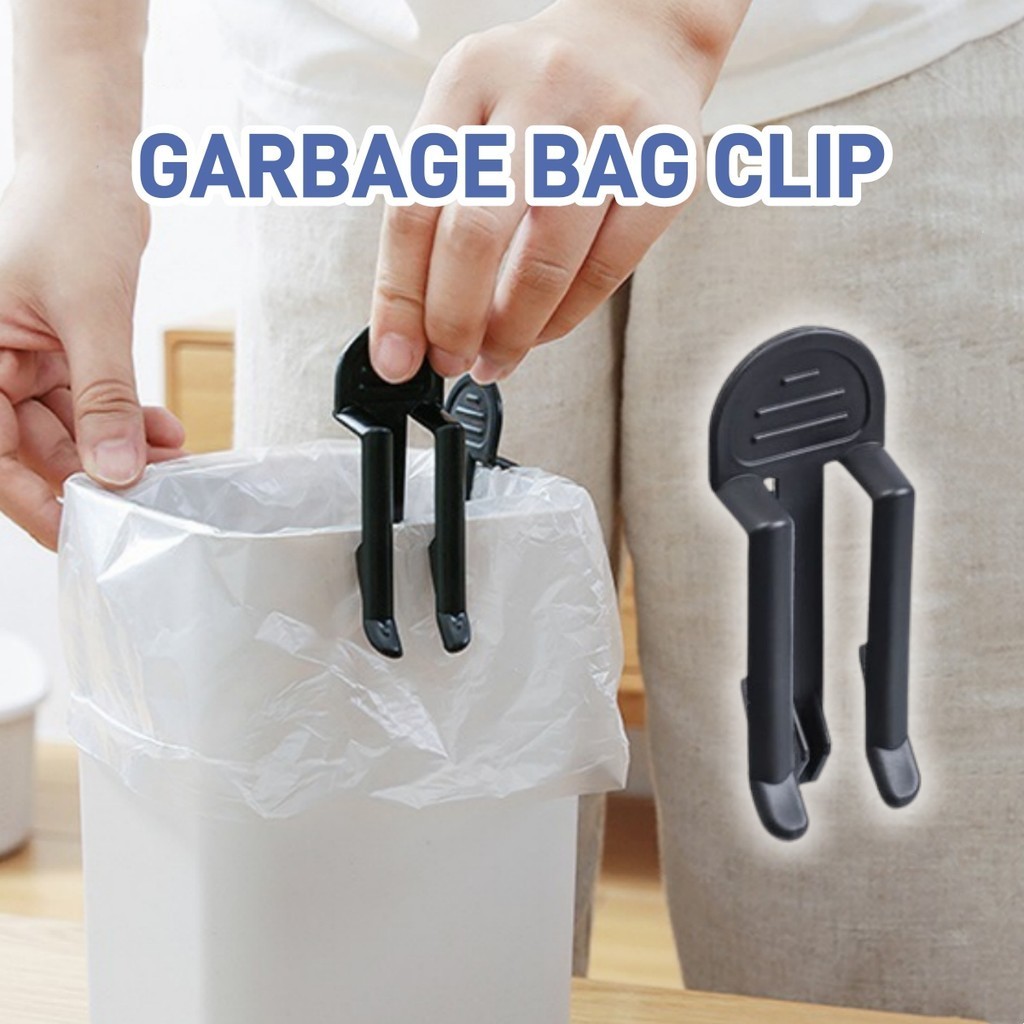 (1 pcs) Garbage Can Fixing Lock Clips Anti-drop Waste Bin Bag Clamps ...