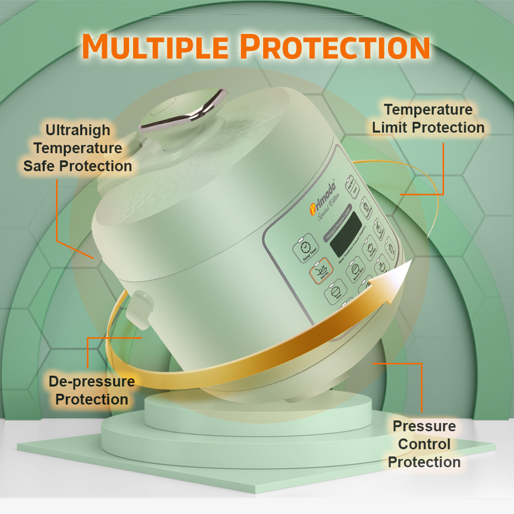 Primada Special Edition Intelligent Pressure Cooker MPC2550 Green ...