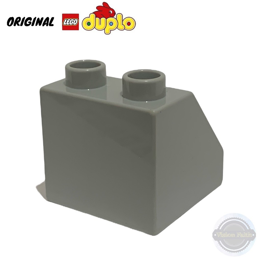 D6.3. LEGO DUPLO BRICK SLOPE PARTS #6474 - 2 x 2 1½ SLOPE 45° PLAIN ...