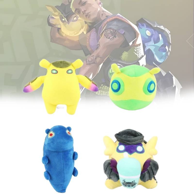 Valorant Plush Wingman Gekko Playful Stuffed Animal Quality Soft Toy ...