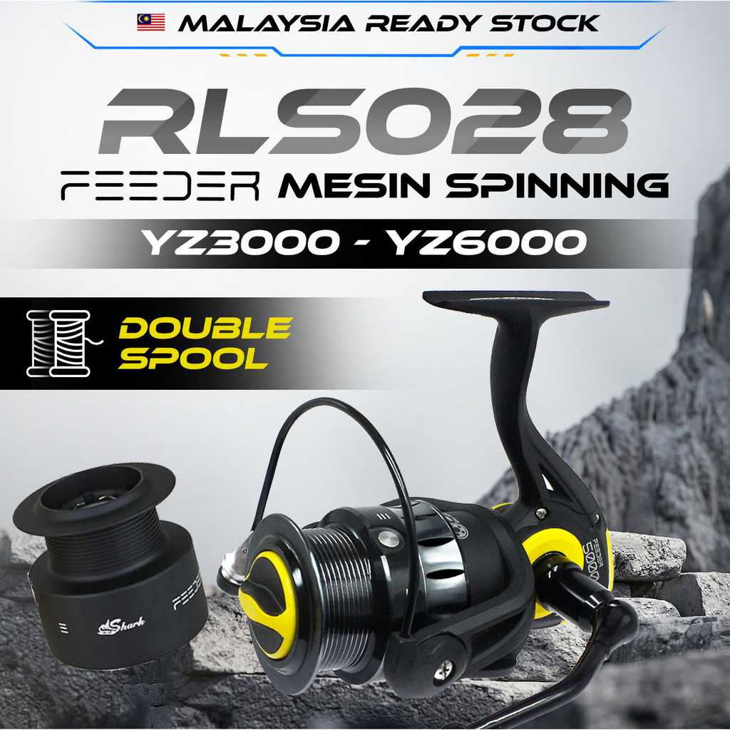 【MR.T】 YZ3000-6000 series Double Spool Spinning Reel Mesin Spinning ...