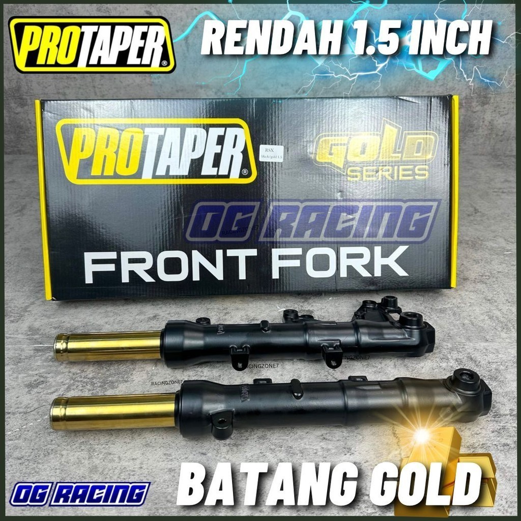 ORIGINAL PROTAPER FRONT FORK GOLD/ 1 inch 1.5 inch/ Y15ZR Y16 LC135 V1 ...