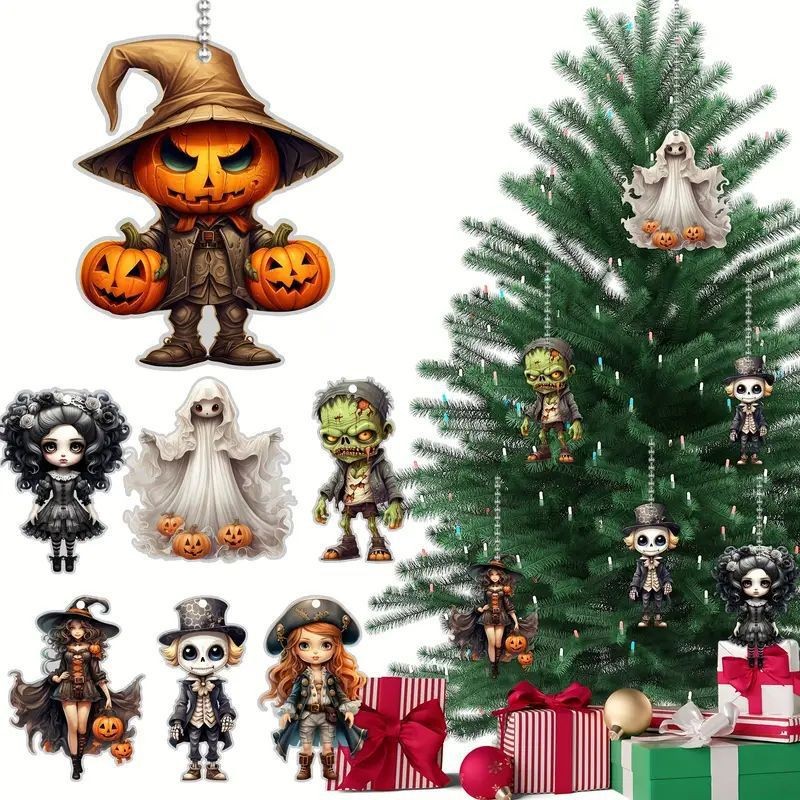 Acrylic Gothic Distinctive Character Car Dangle For Decor Halloween ...