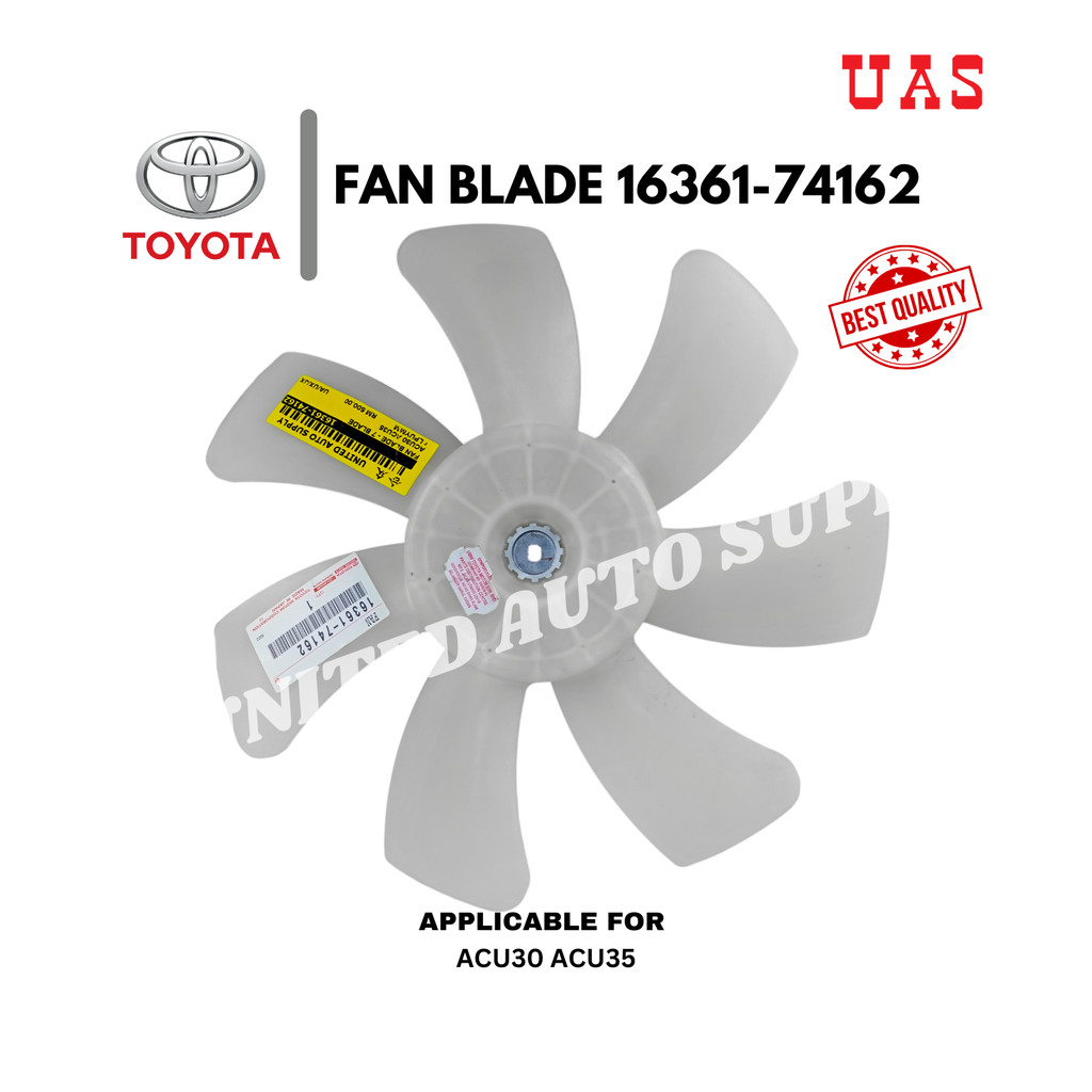TOYOTA Fan Blade 16361-74162 7 Blades / 16361-28161 5 Blades (1pc ...