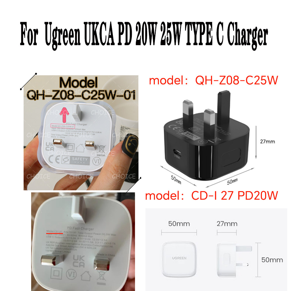 Silver Love Charger Cover for UGREEN UKCA 20W 30W model CD-137/127 PD ...