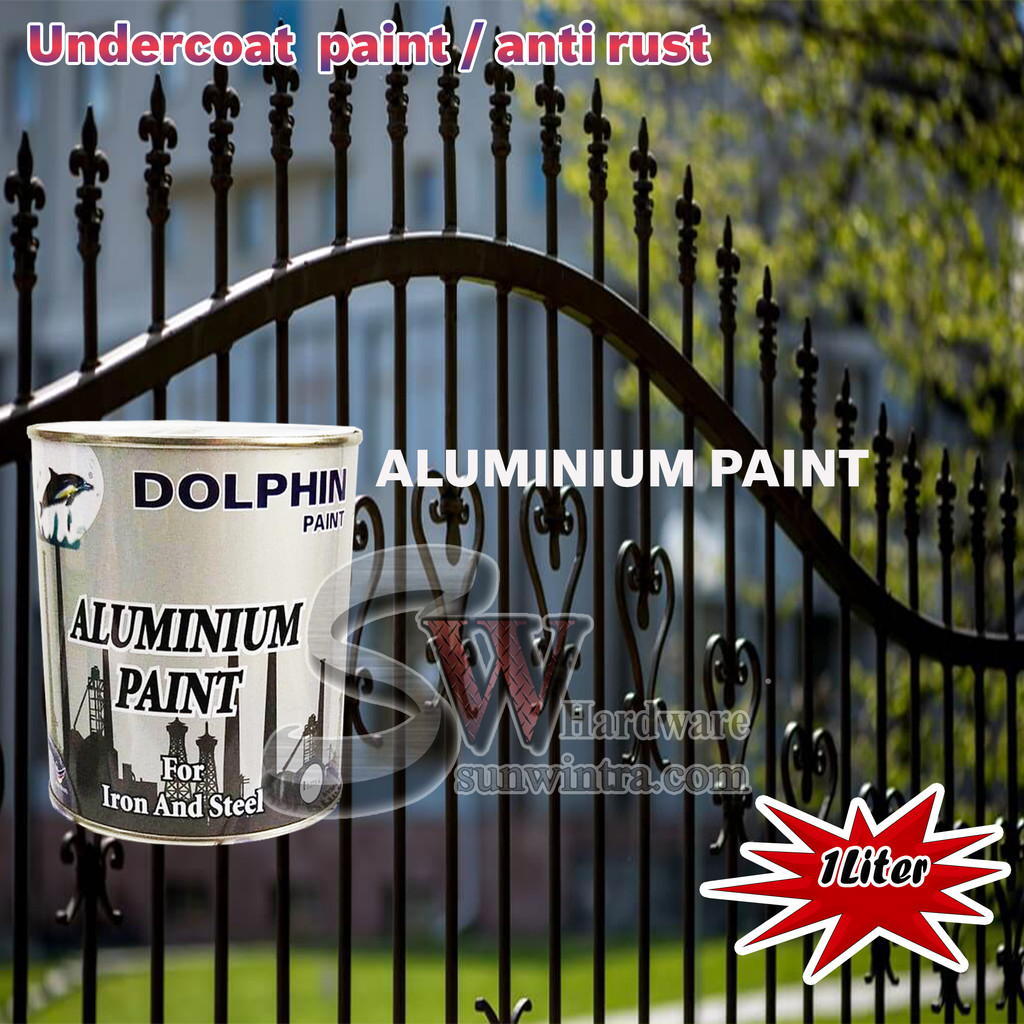 Dolphin 1Liter Anti Rust Red Oxide / Black Oxide Undercoat Paint ...