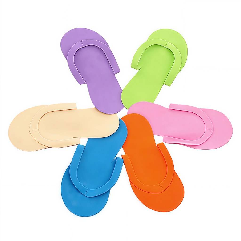 Disposable Slipper Portable Travel Foam Shoe Eva Sandal Beach Spa Flip ...