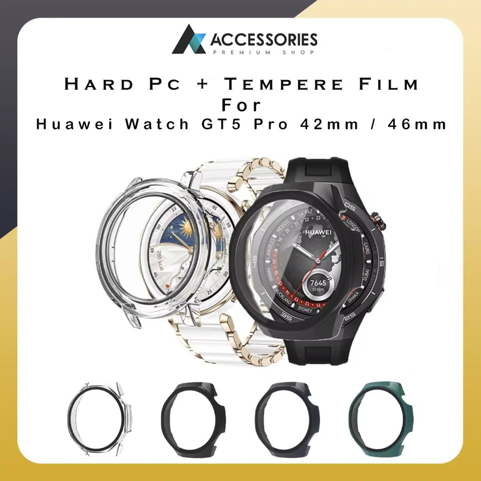 Huawei Watch GT5 Pro 42mm | 46mm Case 2in1 Full Protect Screen Protect ...