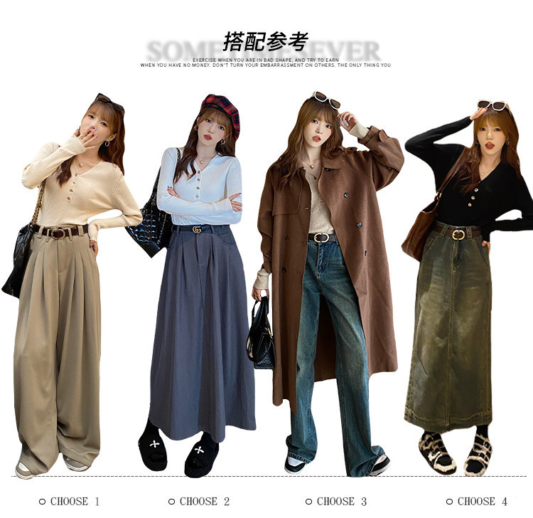 Women's basic knitwear Undershirt Women's Inner Wear 2024 New Autumn ...