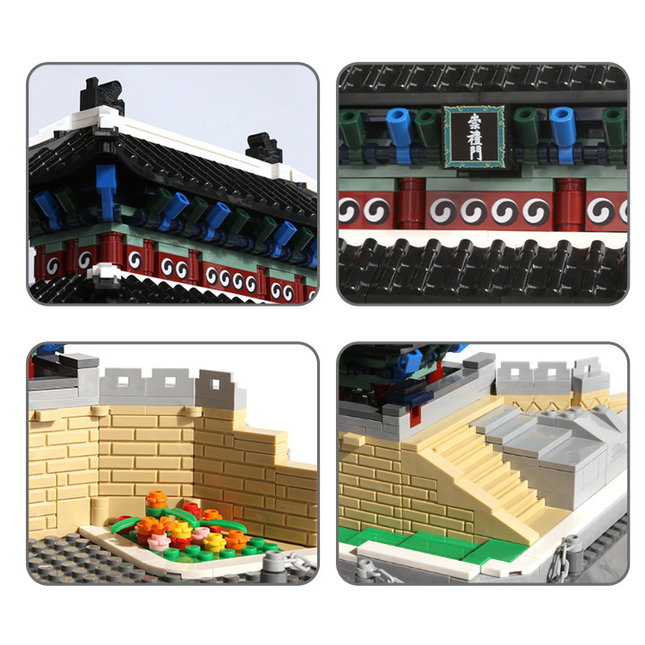 Dome of the Rock Mosque Building Blocks 983 Pcs WANGE Muslim Islam ...