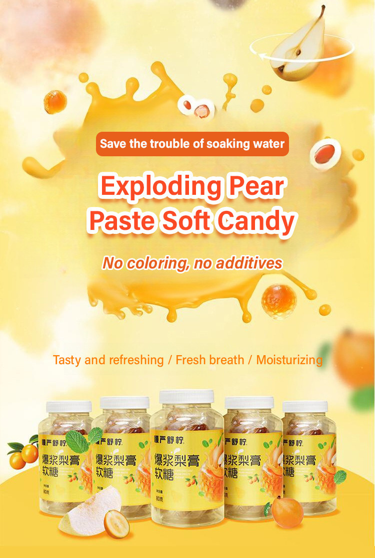 No Brewing】Popping Ci Pear Throat & Lung Soft Candy | Shopee Malaysia