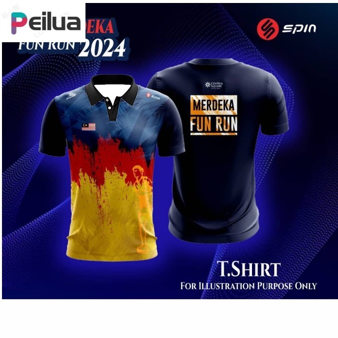 MERDEKA NIGHT FUN RUN 2024(Free Printing Of Name) | Shopee Malaysia