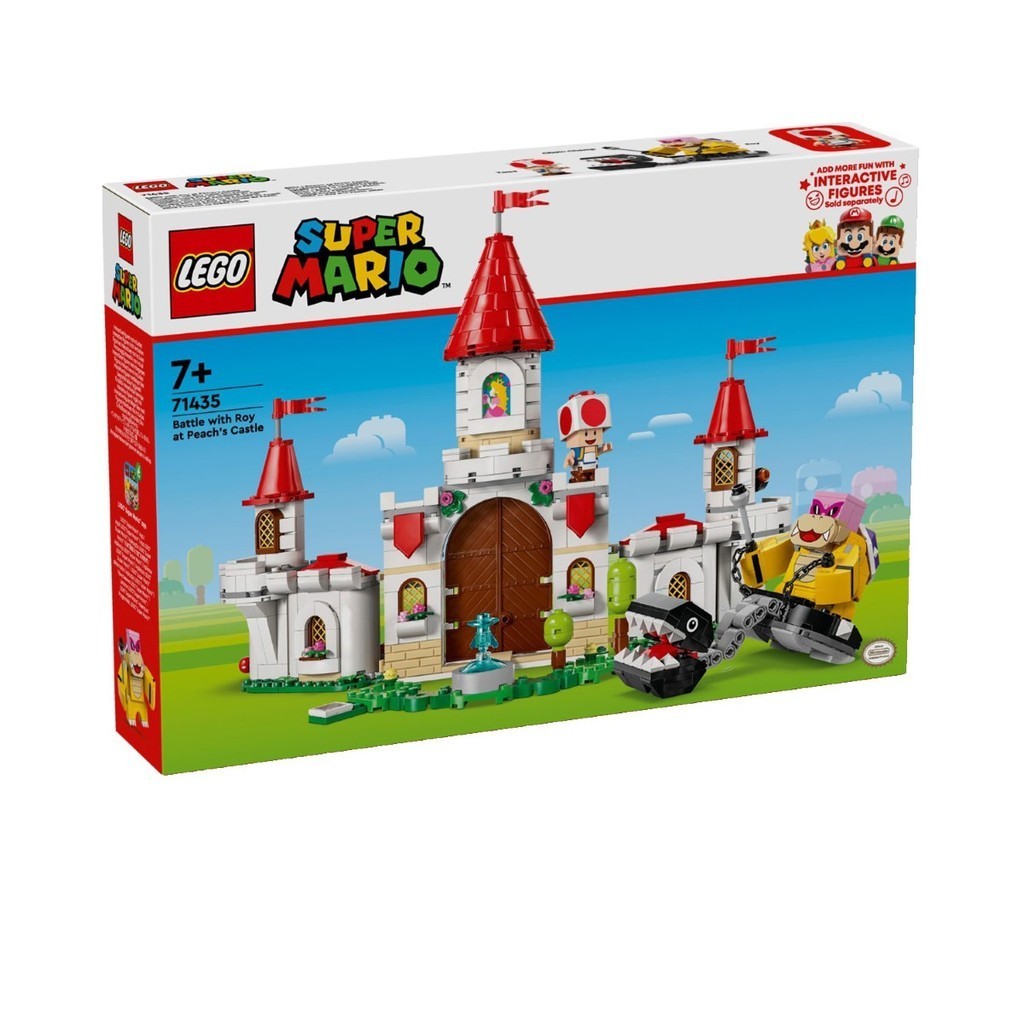 LEGO 71435 Super Mario Battle with Roy at Peach's Castle Building Toy ...