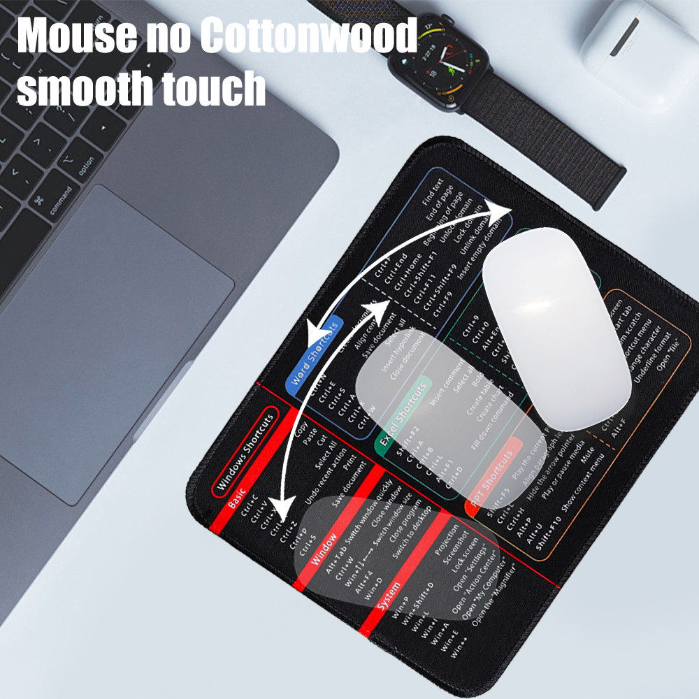 Office Shortcuts Mousepad Large Extended Excel Powerpoint Word Software ...