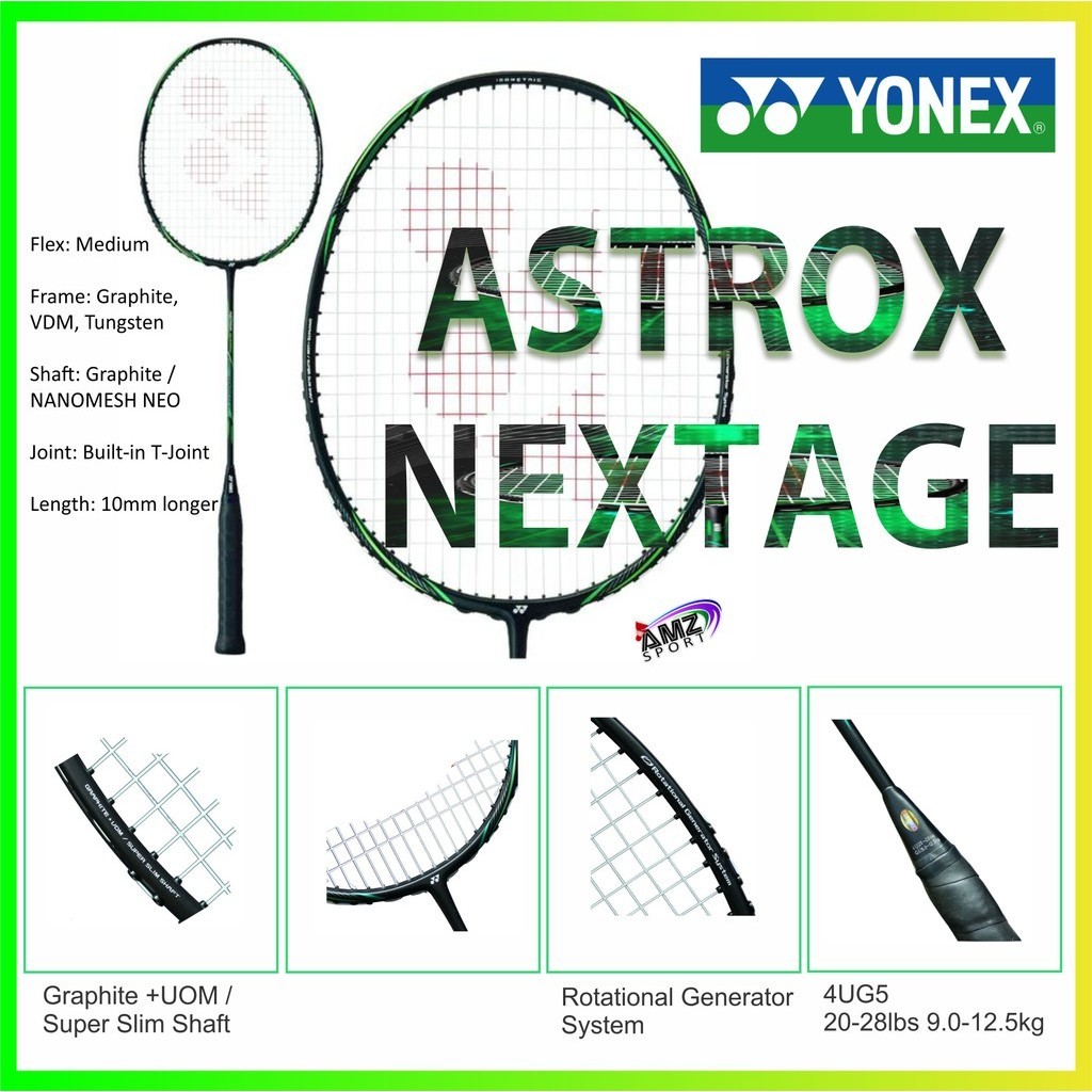 💥NEW💥 YONEX ASTROX NEXTAGE ⭐FREE BAG⭐ Badminton Racket 💯Original *RADY ...