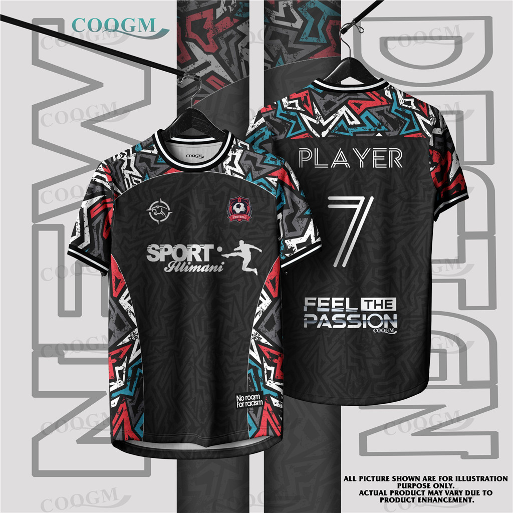 COQGM Original Design - Futsal Football baju jersey custom name baju ...