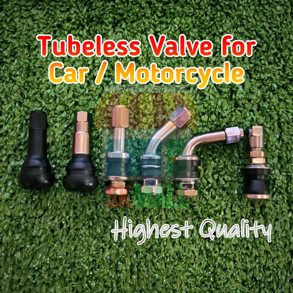 Tubeless Valve for Car / Motorcycle, Kepala Tiup Tayar Tubeless Kereta ...