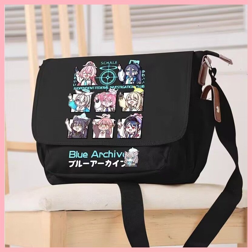 Backpack School Bag Blue Archive Takanashi Hoshino Sunaokami Shiroko ...