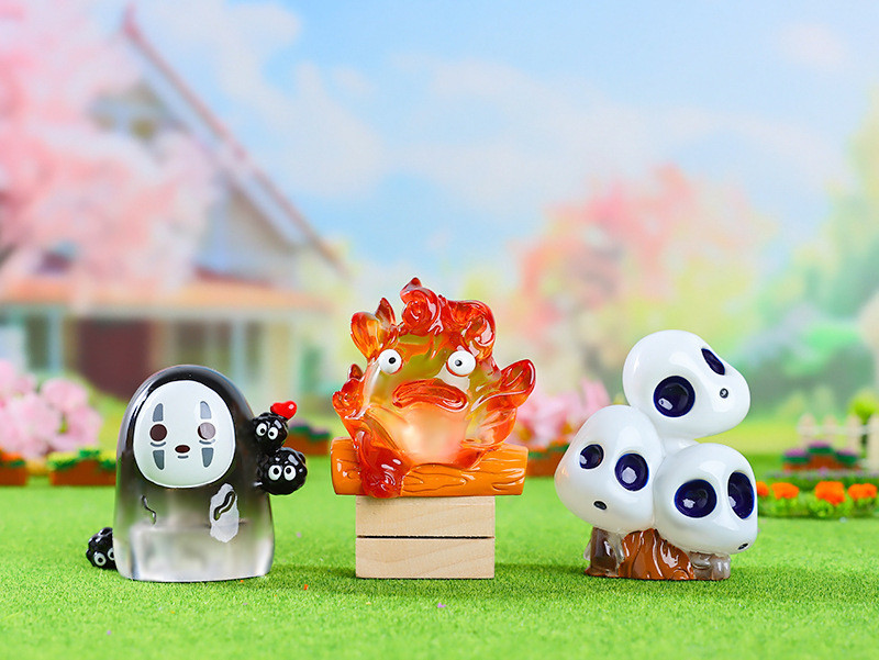Kotak buta jin Miyazaki Kotak kejutan Mainan Kartun Jepun Model watak ...