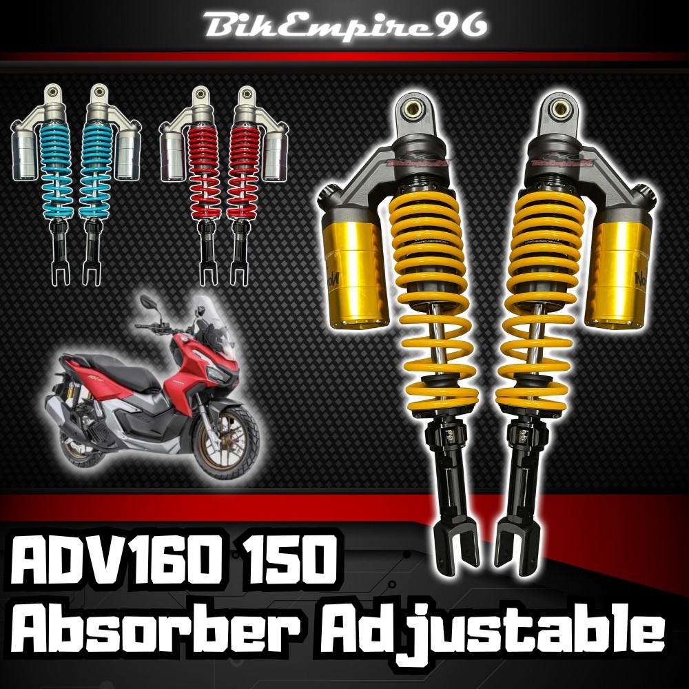 ADV160/150 Absorber Adjustable Rear Shock 395mm Quality CNC T6063 ...