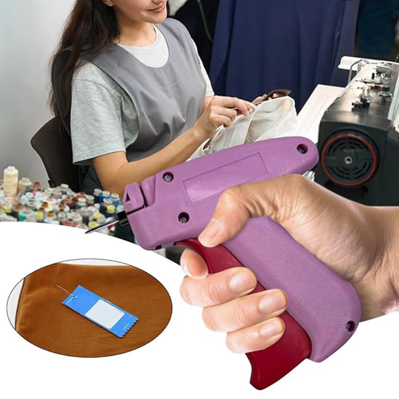 (Free Gifts) Quick Clothing Fixer Clothes Labeling Gun with 6 Needles ...