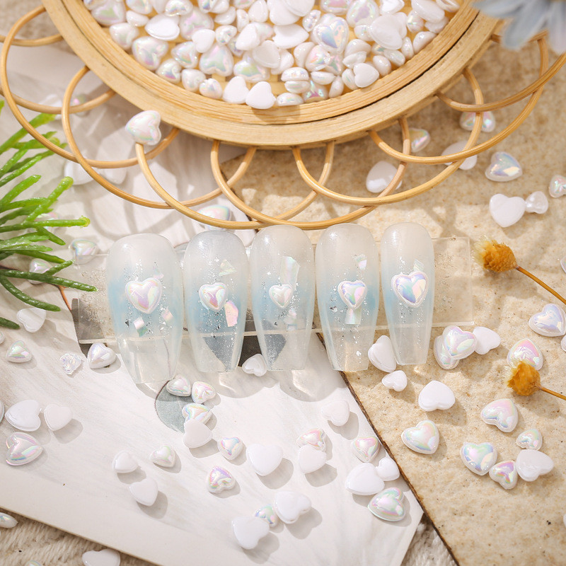 50pcs Nailor Ceramics Ceramics Phantom Light Face Three -dimensional ...