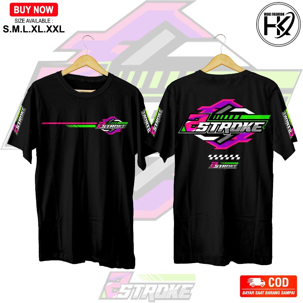 KAOS 2 STROKE | KAOS MEKANIK AMATIR | KAOS RACING ORIGINAL | BAJU ...